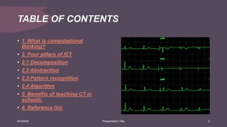 Computational Thinking | PPTX
