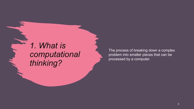 Computational Thinking | PPTX | Education