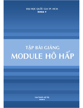 EBOOK MODULE HÔ HẤP - KHOA Y -P2 | PDF