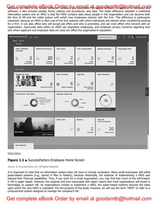 eBook Human Resource Information Systems 5e Richard Johnson. Kevin Carlson, Michael Kavanagh.pdf
