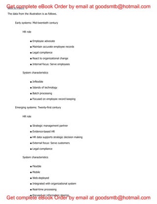 eBook Human Resource Information Systems 5e Richard Johnson. Kevin Carlson, Michael Kavanagh.pdf