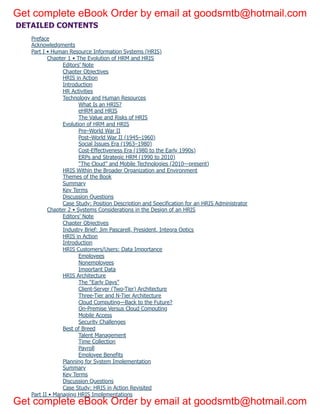 eBook Human Resource Information Systems 5e Richard Johnson. Kevin Carlson, Michael Kavanagh.pdf