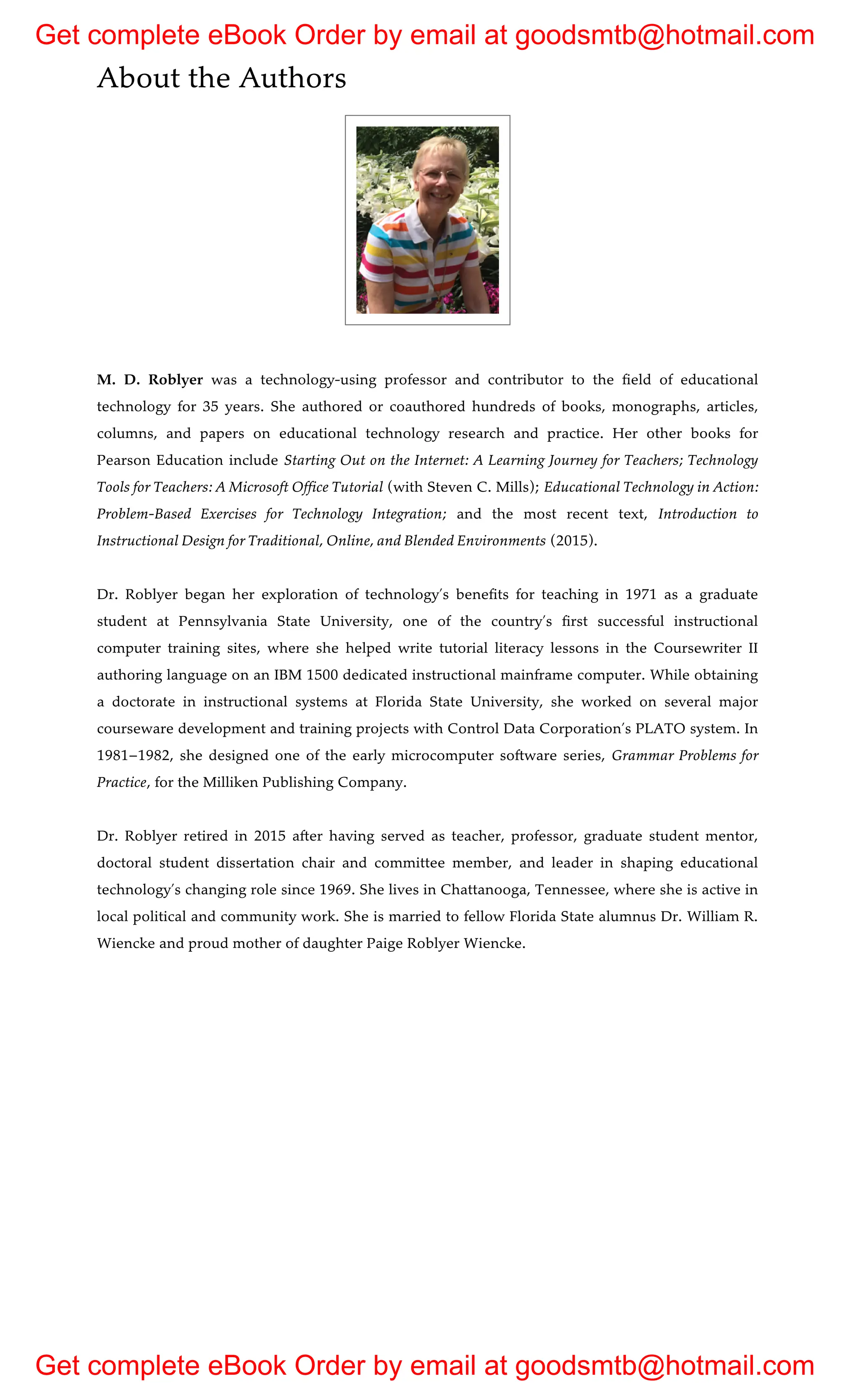 eBook Integrating Educational Technology into Teaching 8e Roblyer, Joan ...