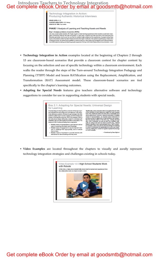 eBook Integrating Educational Technology into Teaching 8e Roblyer, Joan ...