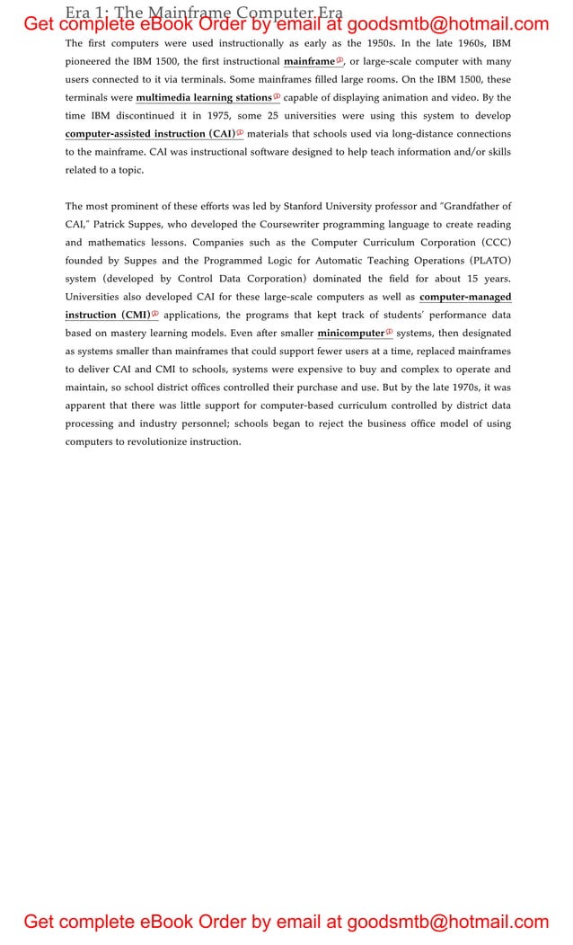 eBook Integrating Educational Technology into Teaching 8e Roblyer, Joan ...