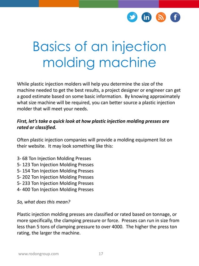 New eBook "An Introduction to plastic injection molding" | PDF | Auto Parts | Automotive