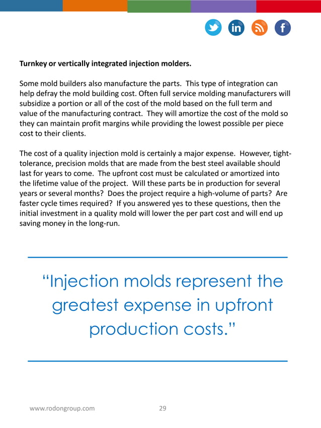 New eBook "An Introduction to plastic injection molding" | PDF | Auto Parts | Automotive