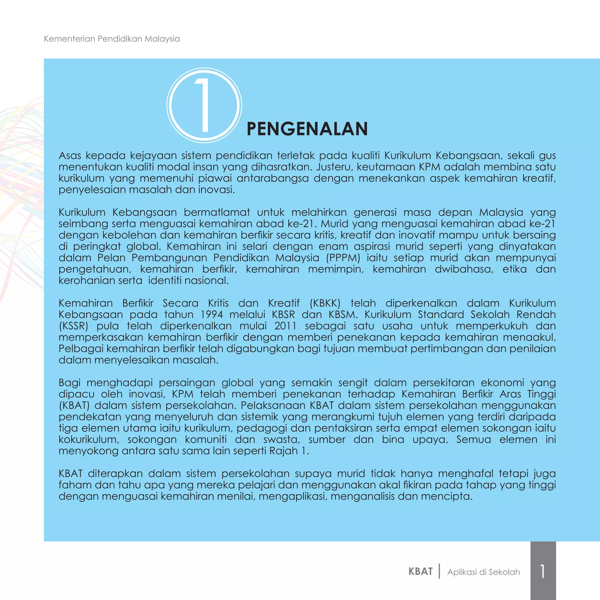 Ebook kbat oleh KPM | PDF