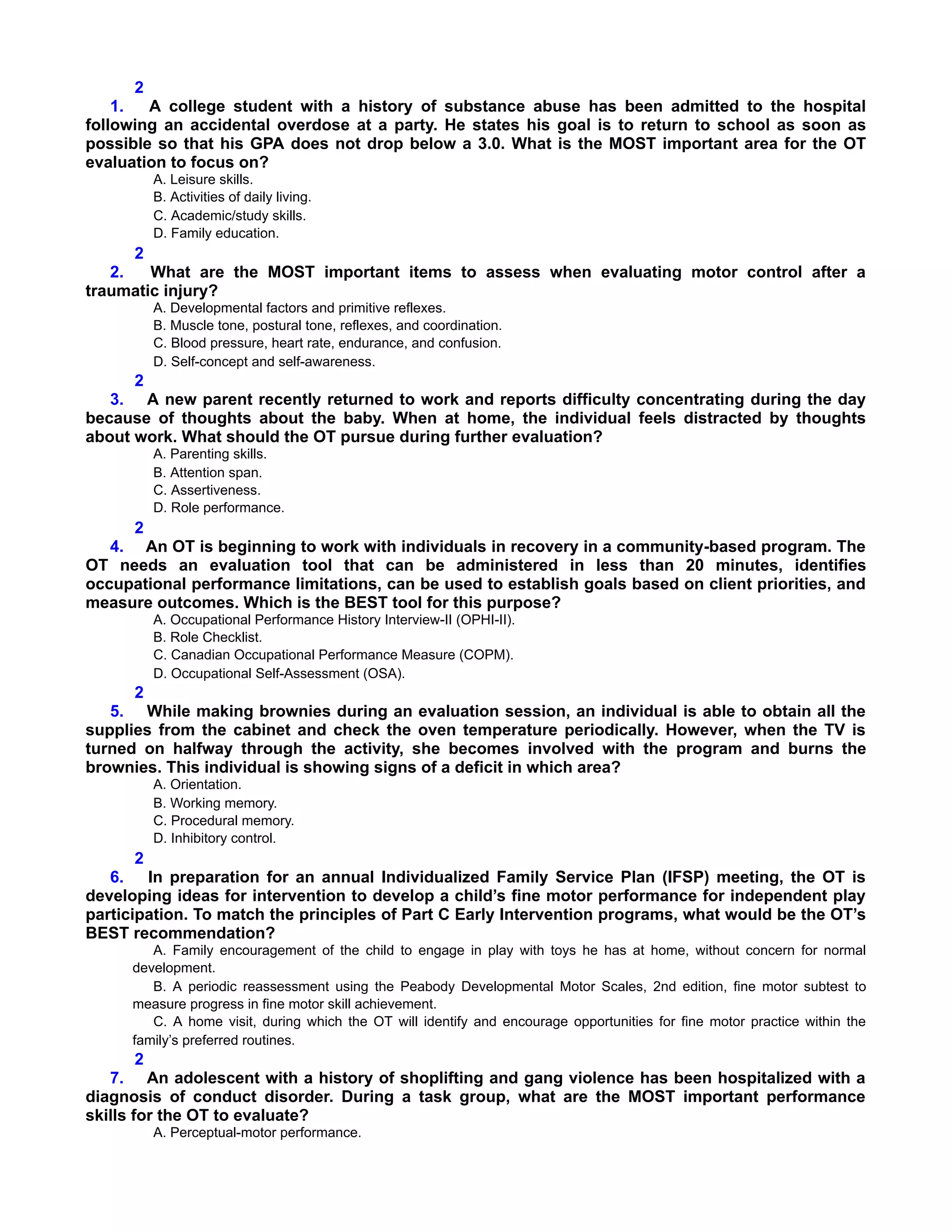 eBook Occupational Therapy Examination Review Guide with Davis Edge 5th ...