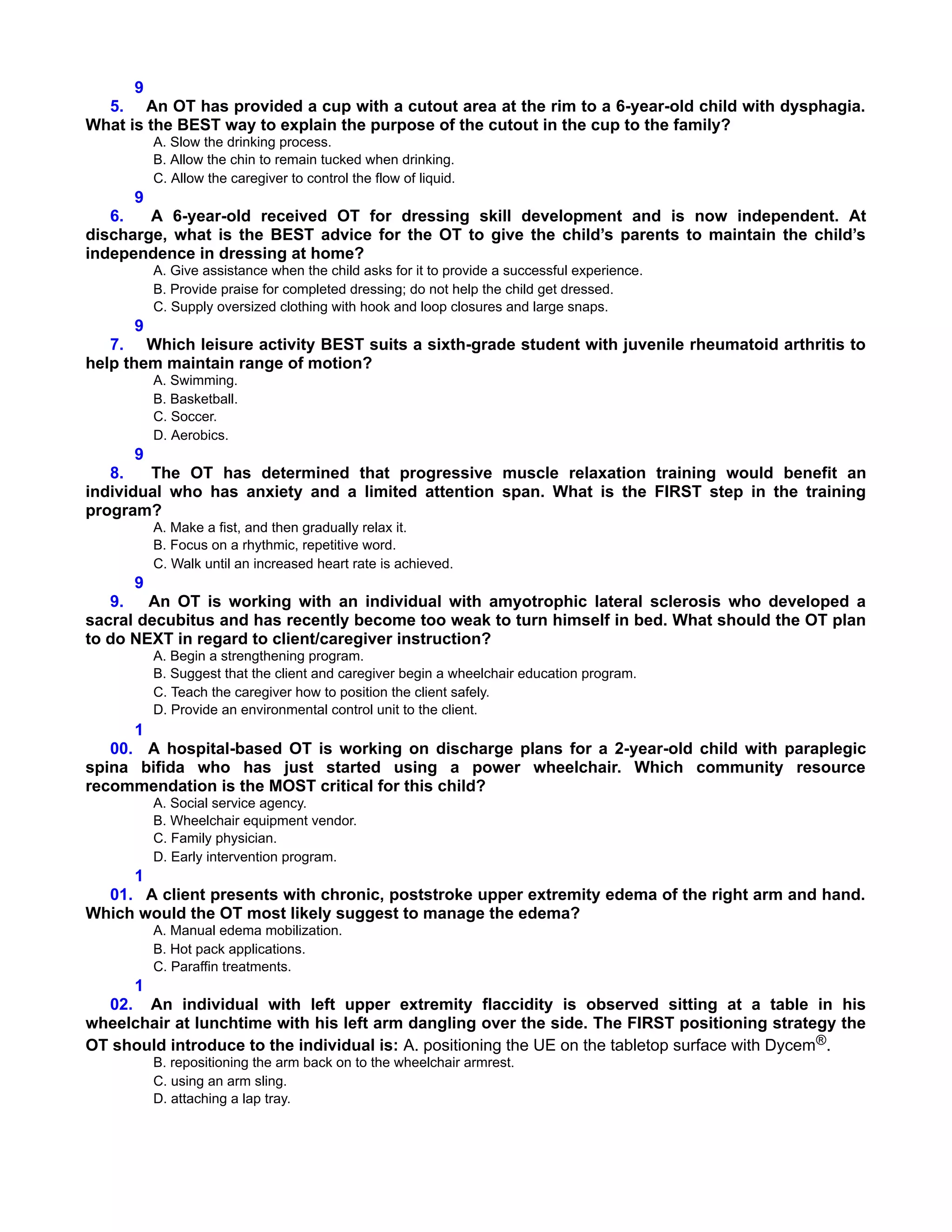 eBook Occupational Therapy Examination Review Guide with Davis Edge 5th ...