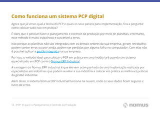 E-book PCP - Planejamento e Controla de Produção | PDF