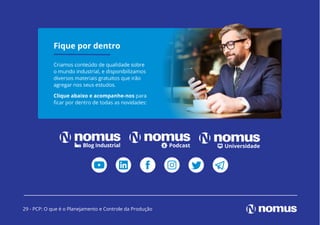 E-book PCP - Planejamento e Controla de Produção | PDF