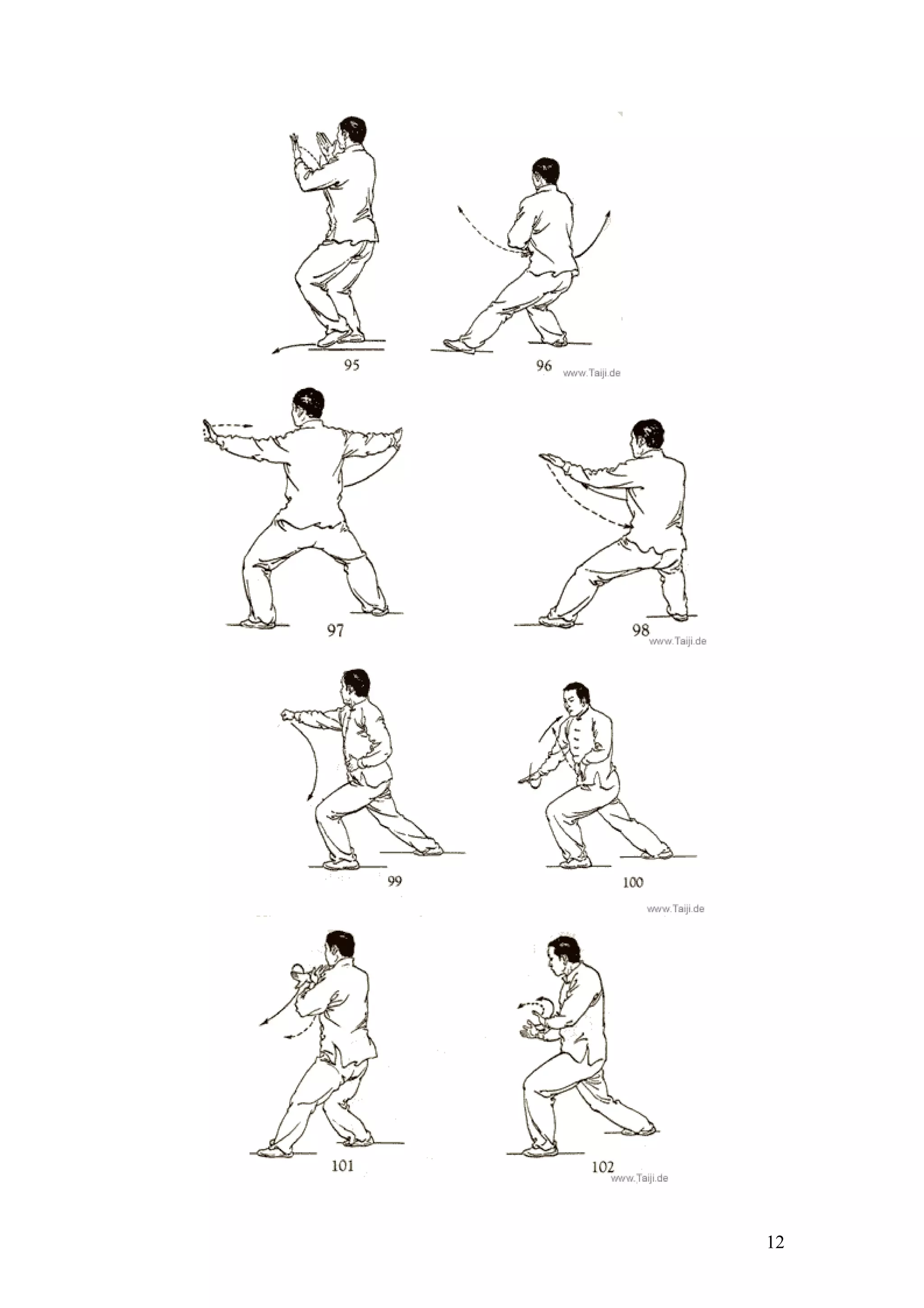 Tai Chi Yang 42 Movement Form | PDF