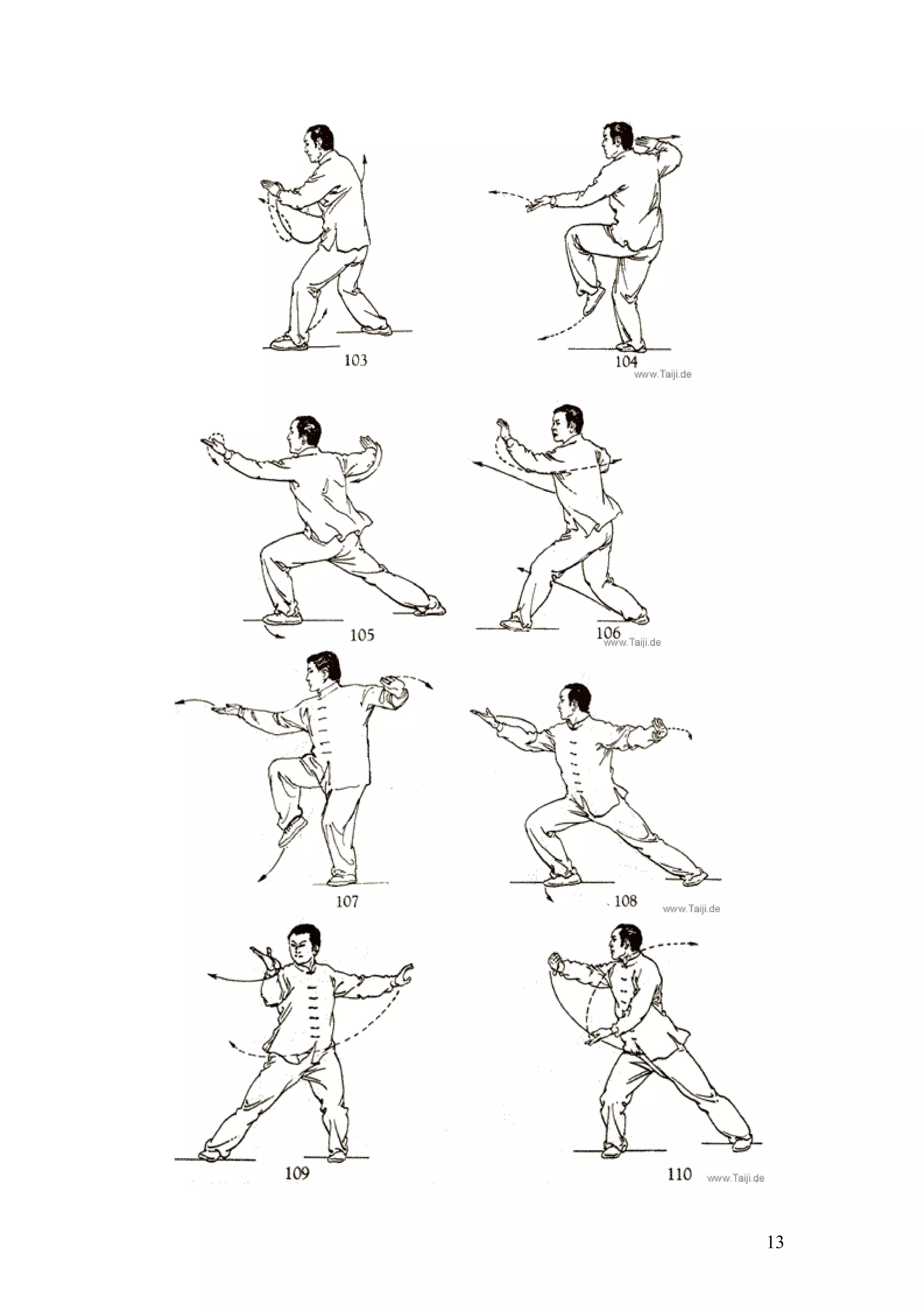 Tai Chi Yang 42 Movement Form | PDF