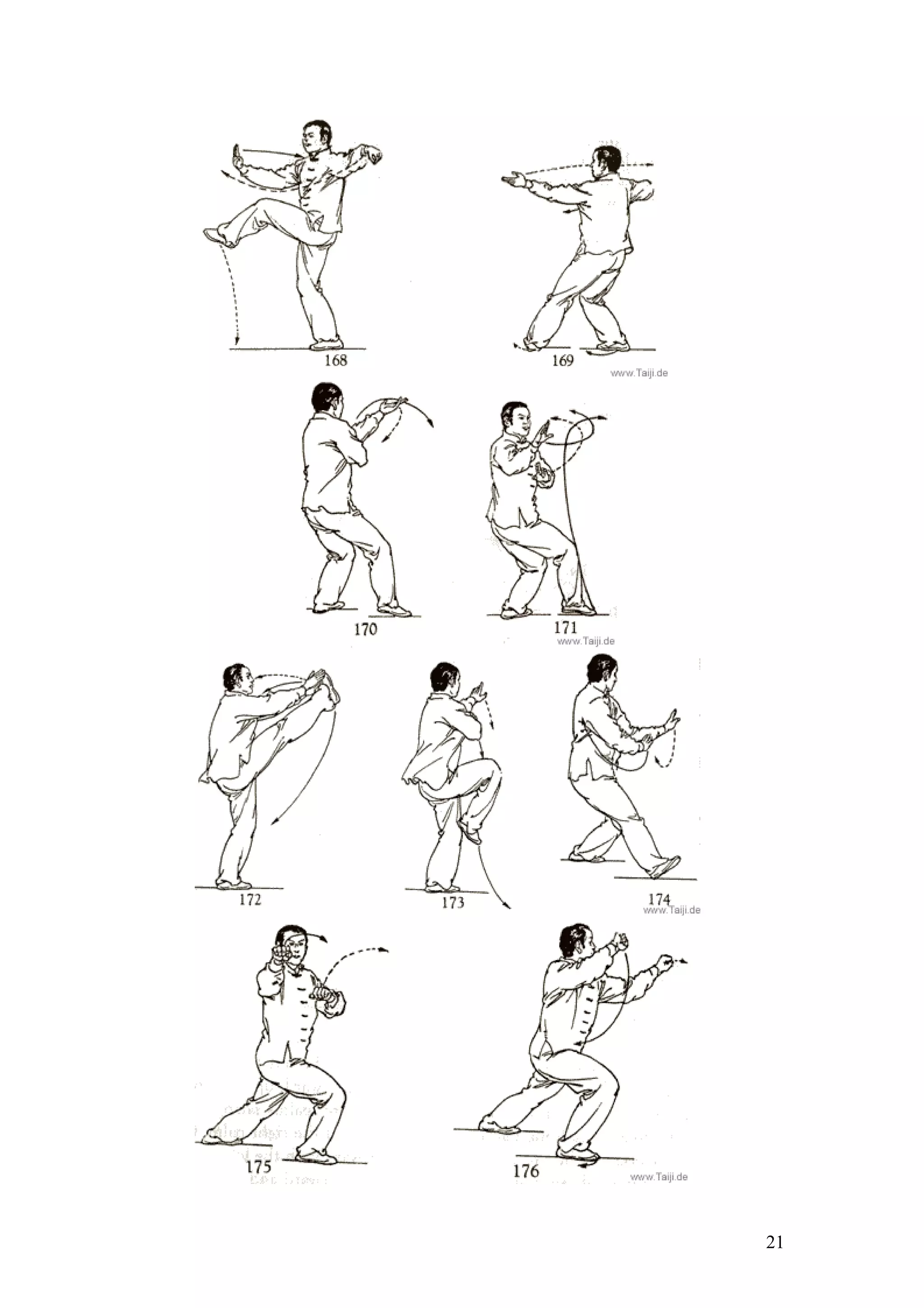 Tai Chi Yang 42 Movement Form | PDF