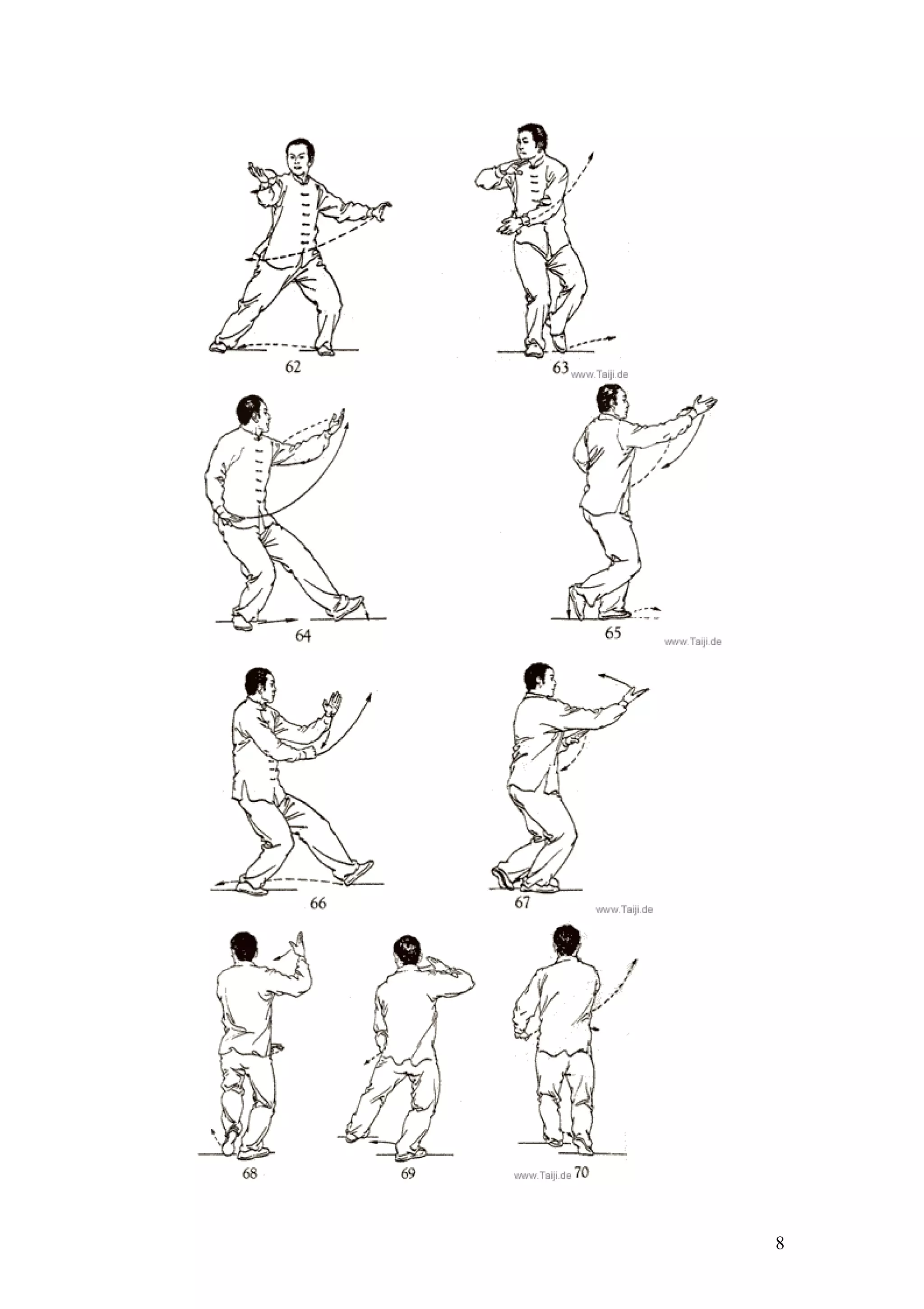 Tai Chi Yang 42 Movement Form | PDF