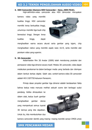 MODUL PENGOPRASIAN KAMERA VIDEO | PDF