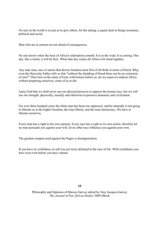 Phil and Opinions Marcus Garvey (Libro de Reggae) | PDF