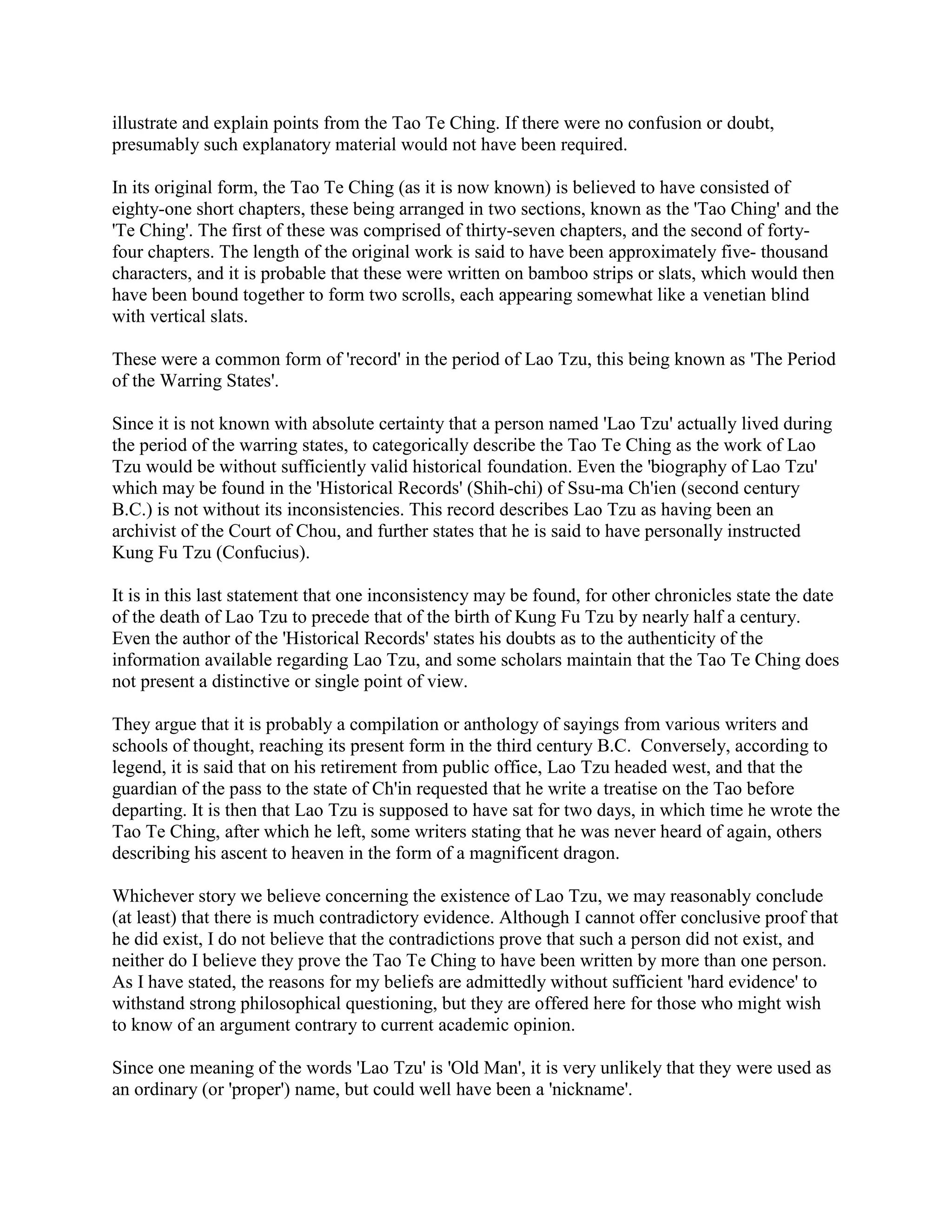 (E book philosophy) [lao tzu] the tao-te-ching (three translations) | PDF