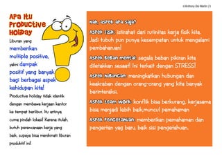 Productive Holiday | PPT