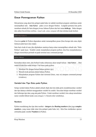 Ebook python untuk pemula | PDF