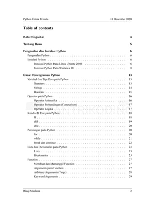 Ebook python untuk pemula | PDF