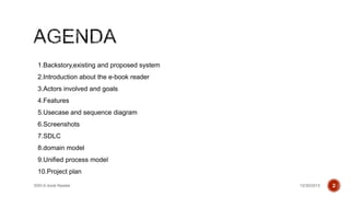 E book reader software project report | PPTX