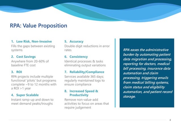 RPA in Healthcare | PDF