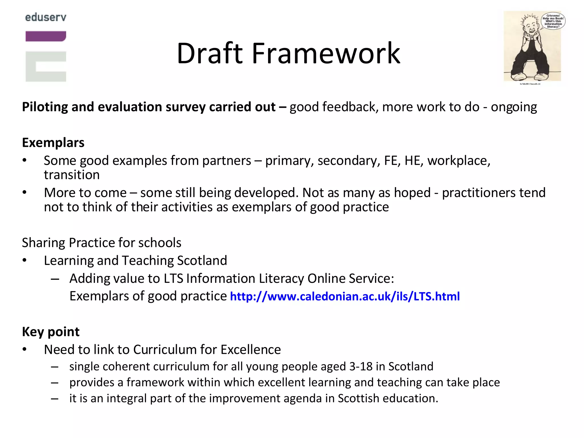 The Scottish Information Literacy Project | PPT