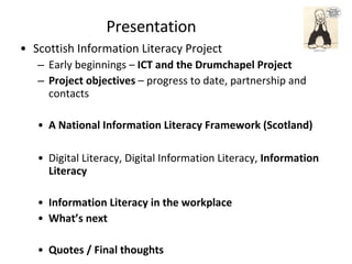 The Scottish Information Literacy Project | PPT
