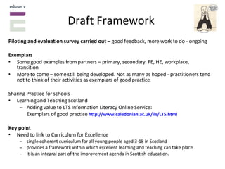 The Scottish Information Literacy Project | PPT