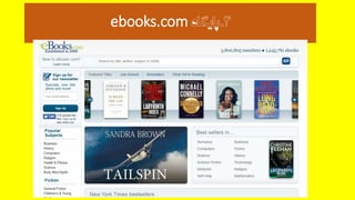 Ebooks find in 10 steps | PPT