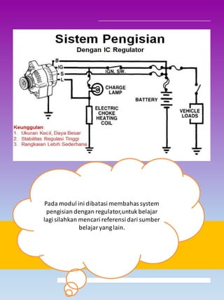 komponen alternator dan pemeliharaan sistem pengisian mobil | PDF