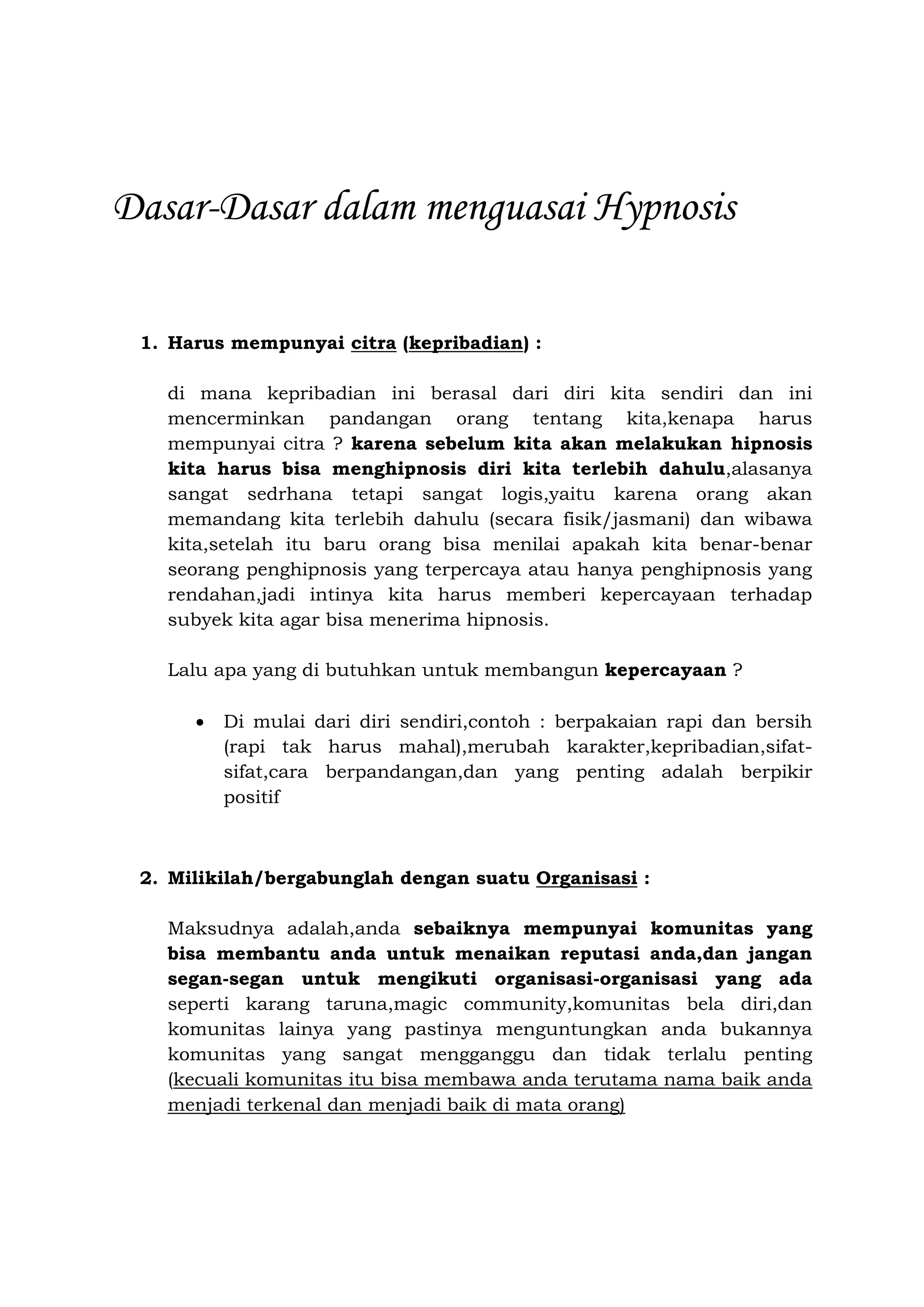 Ebook stage hypnosis | PDF