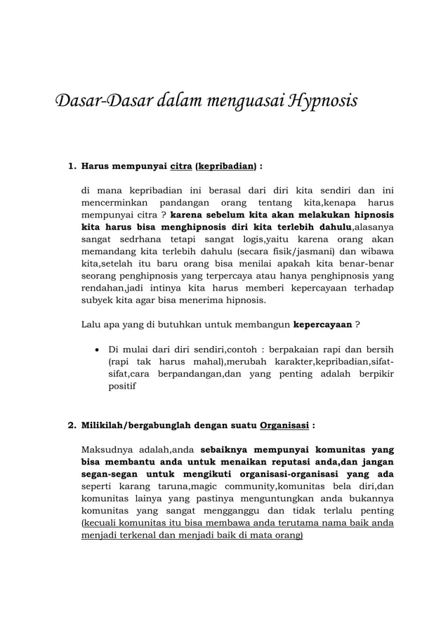 Ebook stage hypnosis | PDF