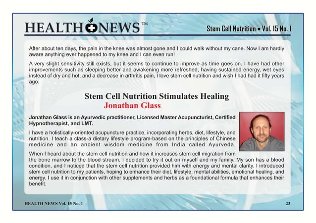 Testimoni AFA extract Stemtech | PPT