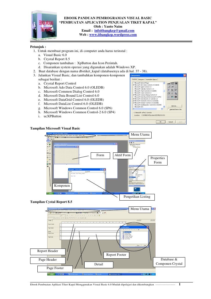 Contoh Program Penjualan Ticket Dengan Visual Basic - crimsonplatform