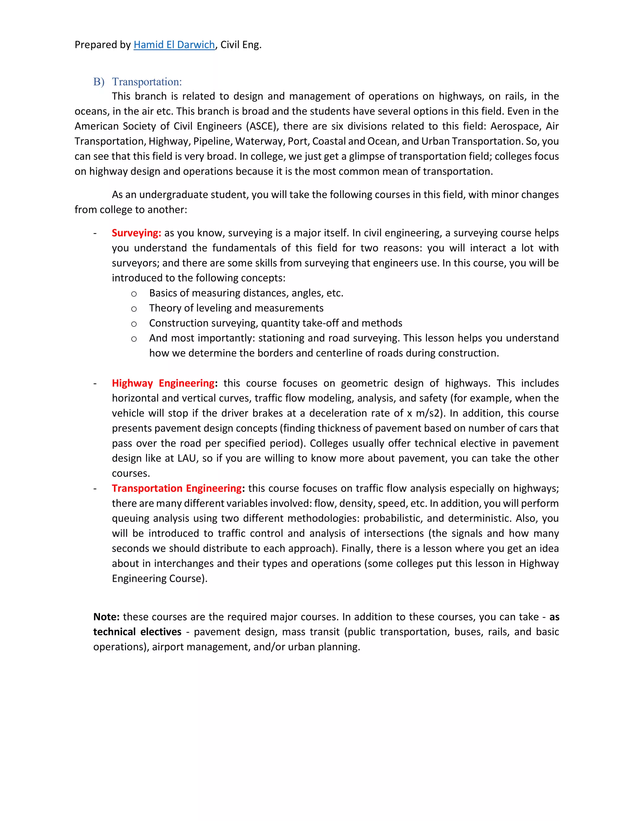 Civil Engineering: what you need to know ! | PDF