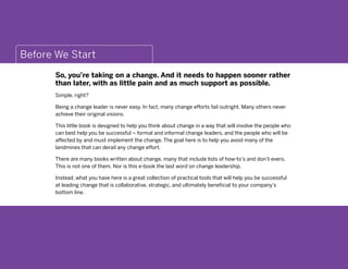 Little Book of Big Change | PPT