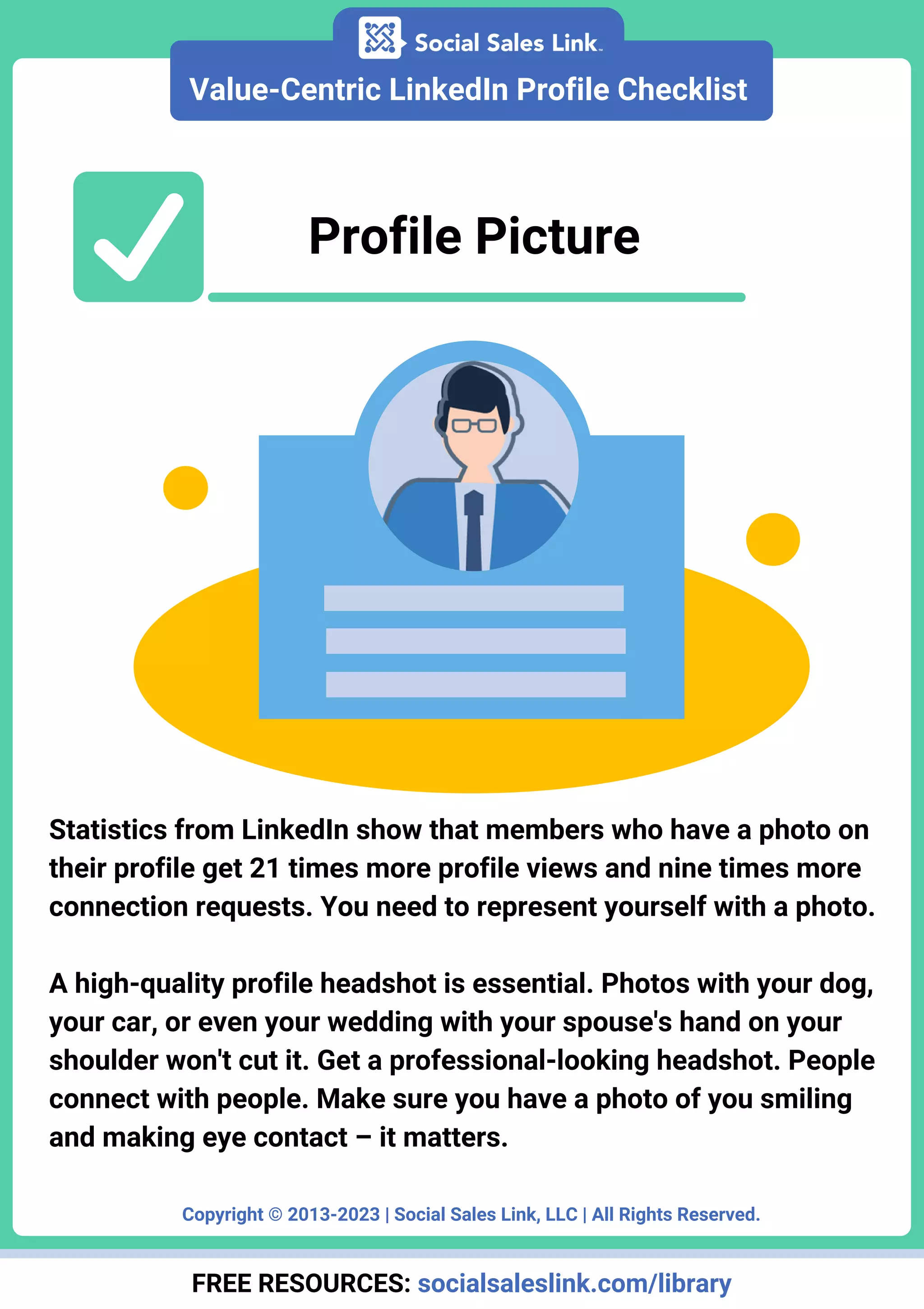 Value-Centric LinkedIn Profile Checklist | PDF
