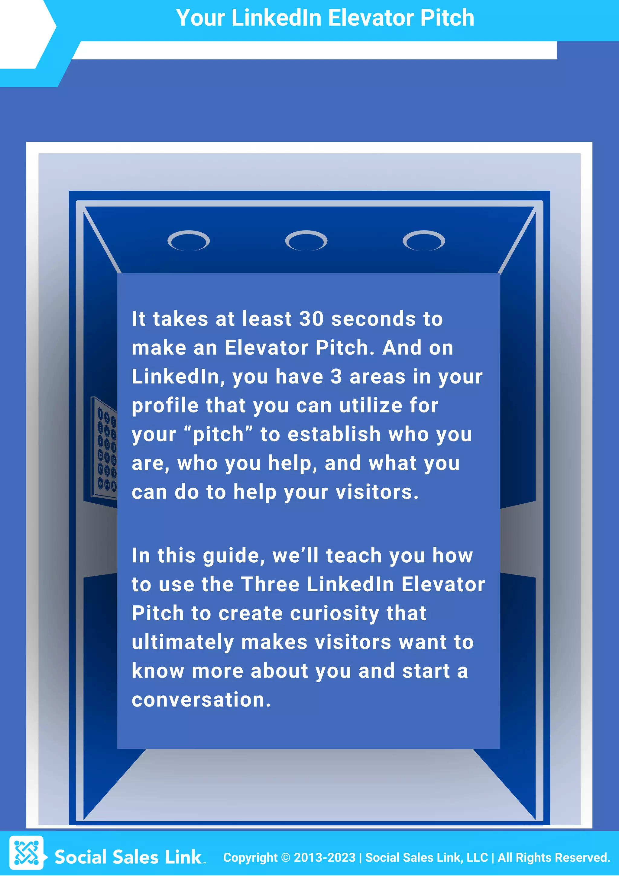 Your LinkedIn Elevator Pitch | PDF