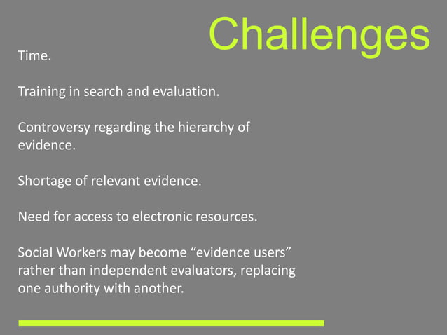 Evidence-based Social Work Practice | PPTX