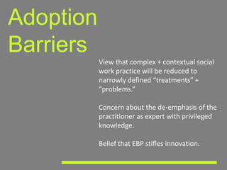 Evidence-based Social Work Practice | PPTX