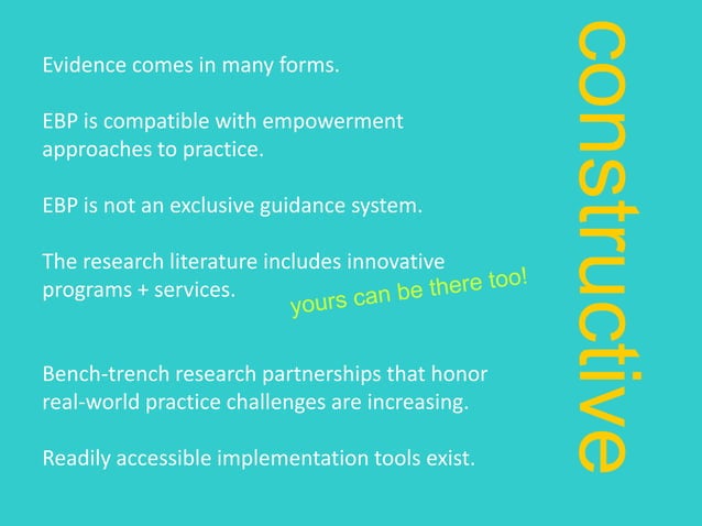 Evidence-based Social Work Practice | PPTX