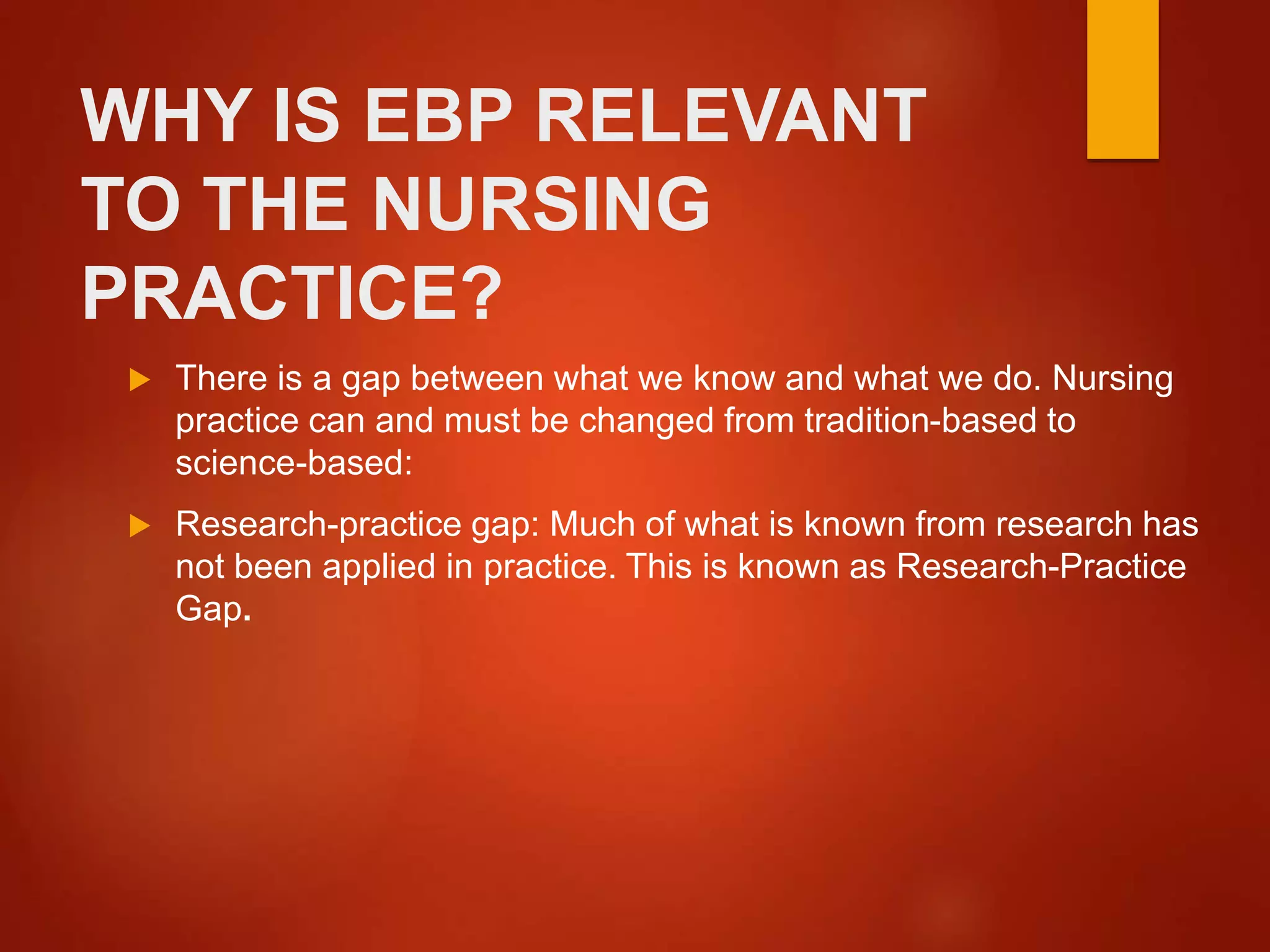 evidence based practice, EBP | PPTX