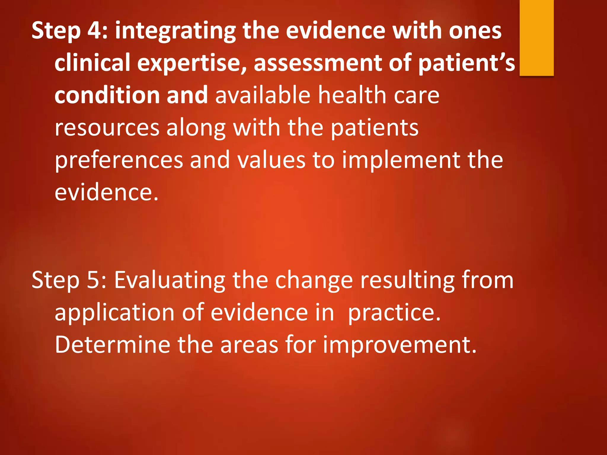 evidence based practice, EBP | PPTX