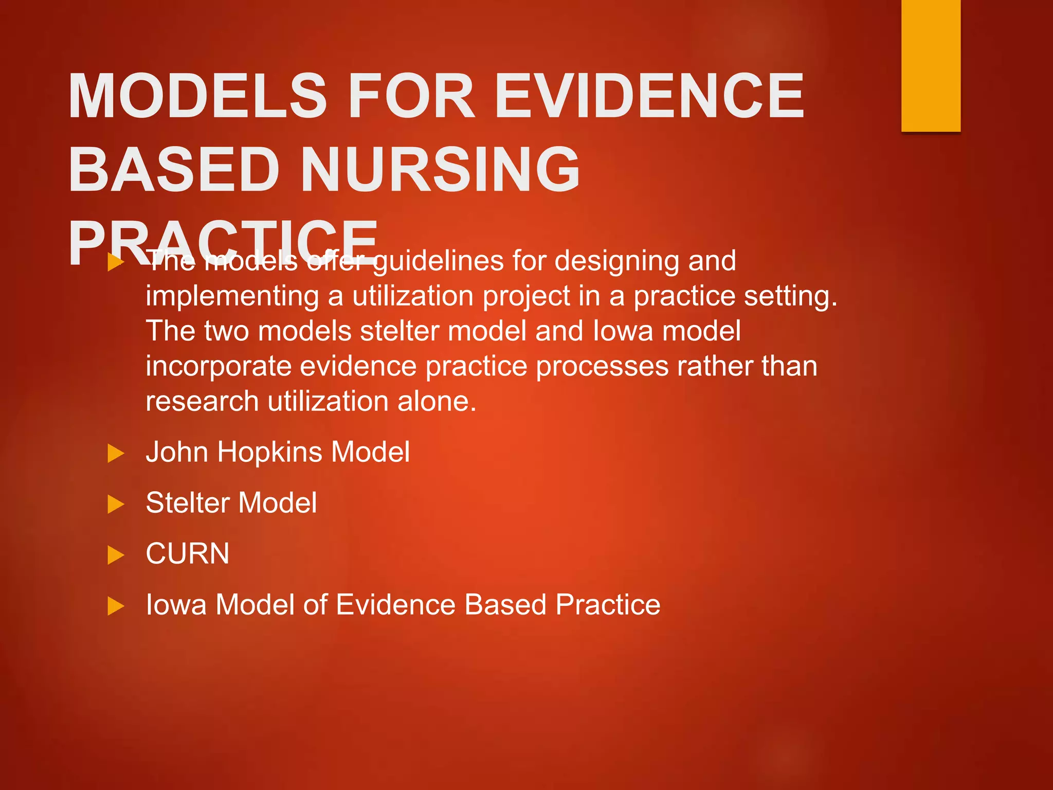 evidence based practice, EBP | PPTX