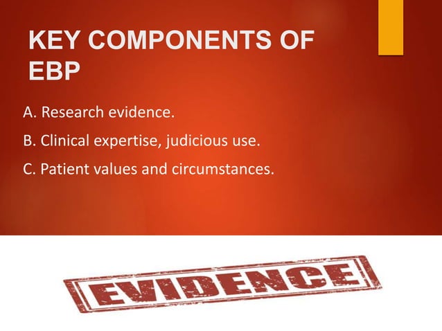 evidence based practice, EBP | PPTX