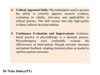 Evidence-based practiceEBP) in physiotherapy | PPTX