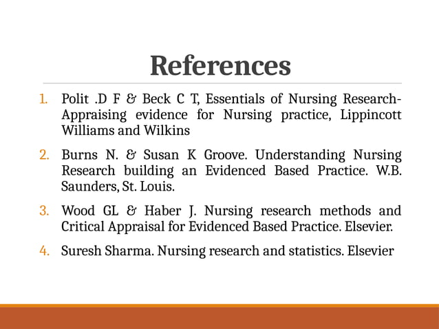 Evidence - Based Practice - Nursing Research | PPT